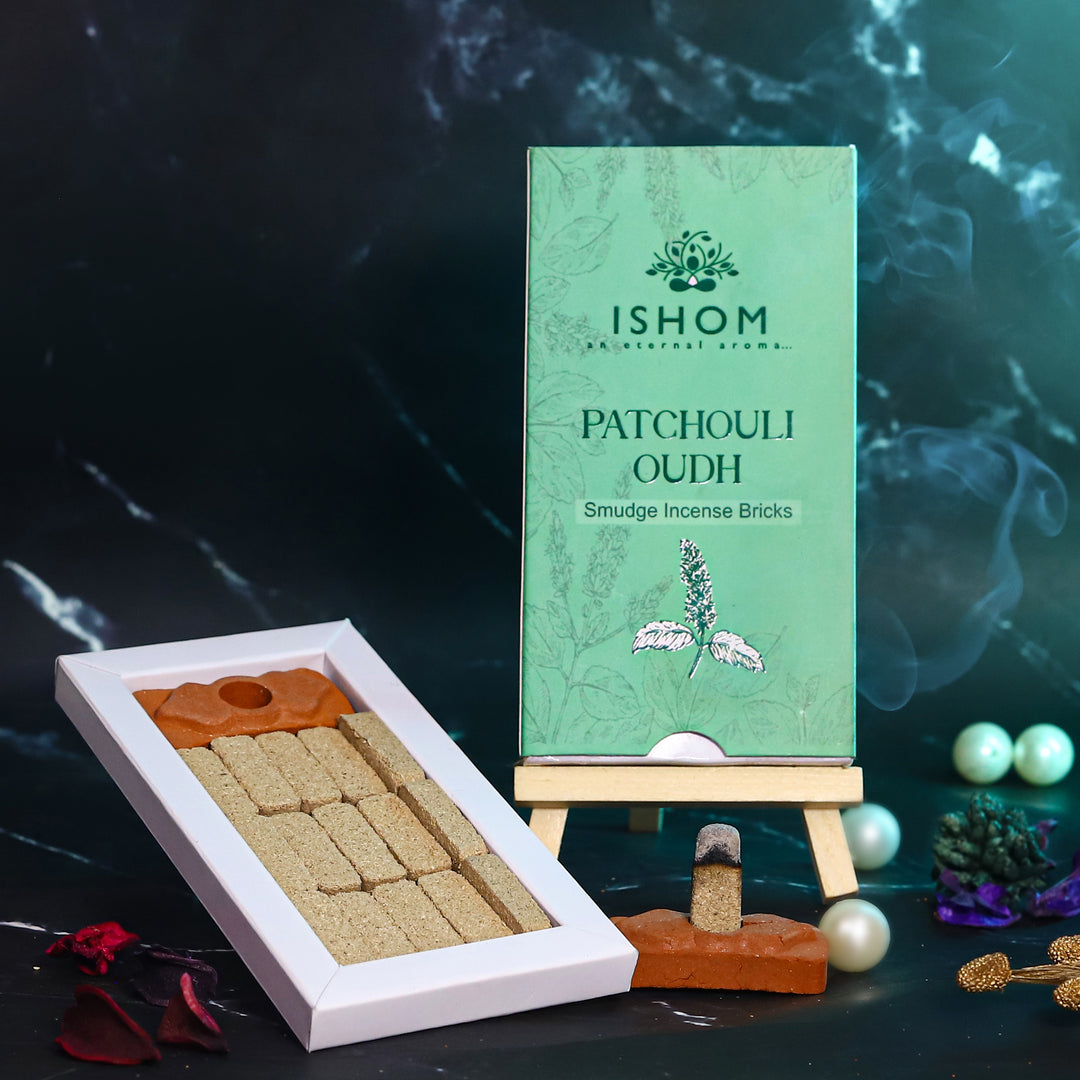 Premium Patchouli Oudh Smudge Incense Bricks – Spiritual Senses