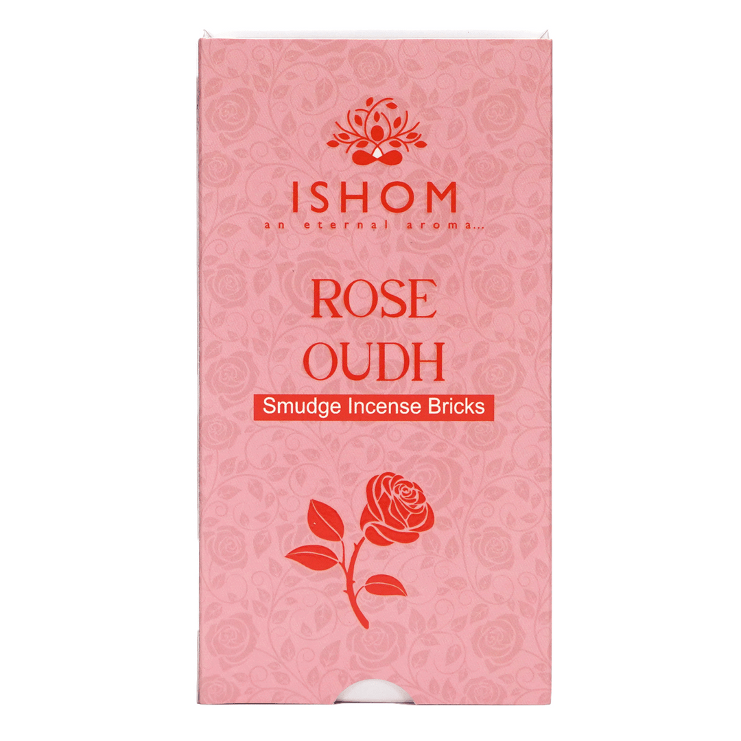 Rose Oudh Incense Smudge Brick | Spiritual Senses
